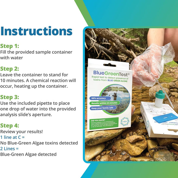 Blue-Green Algae Water Test - Results In 15 Mins | 5Strands